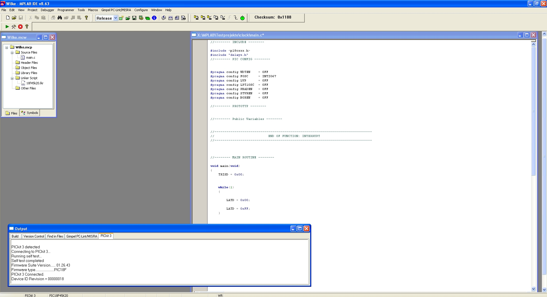 Pic18 problem - Mikrocontroller.net