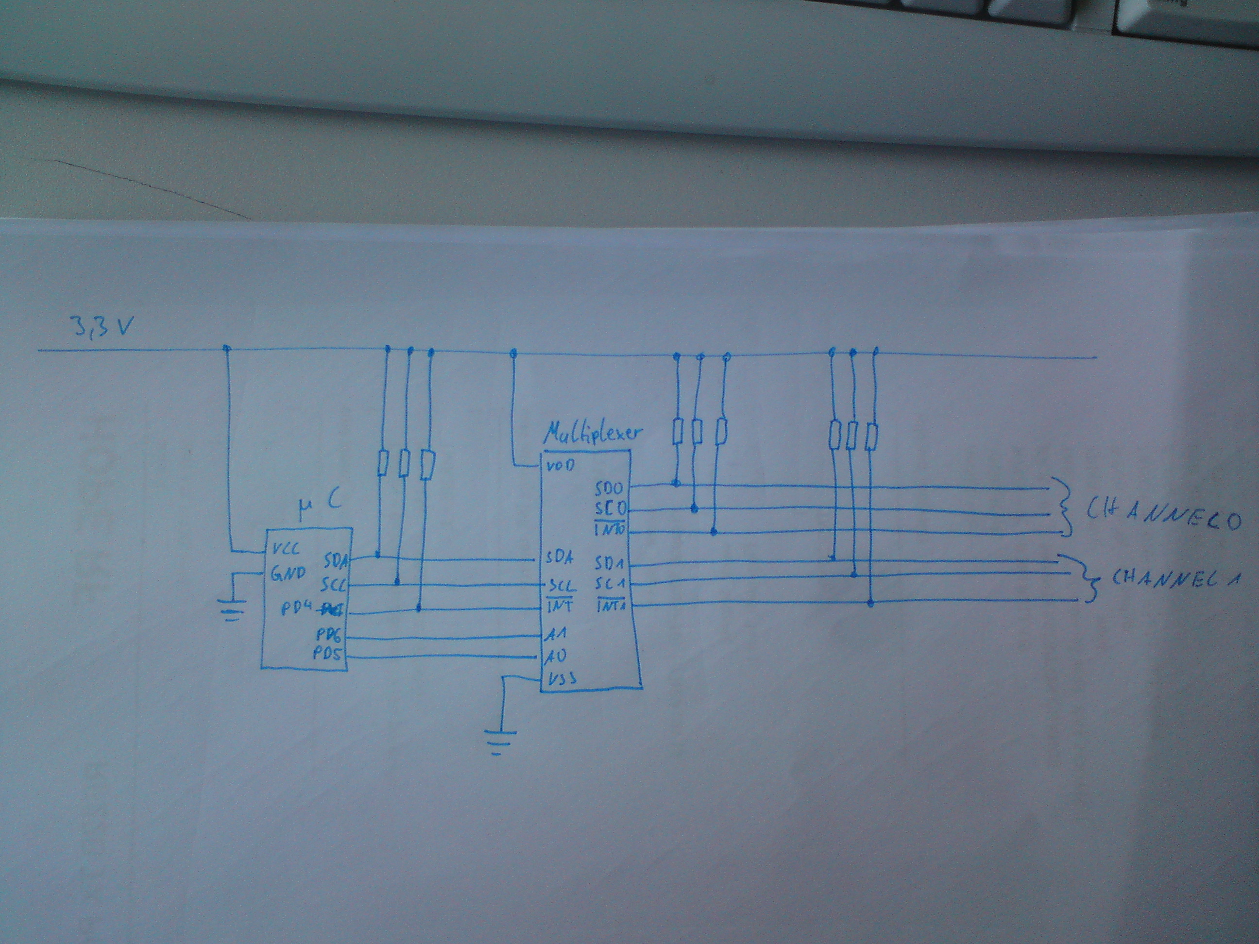 Multiplexer I2C programmieren - Mikrocontroller.net