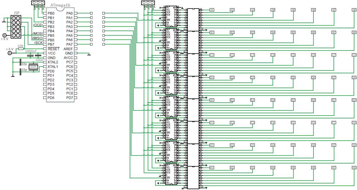 Schieberegister arbeiten nicht - - Mikrocontroller.net