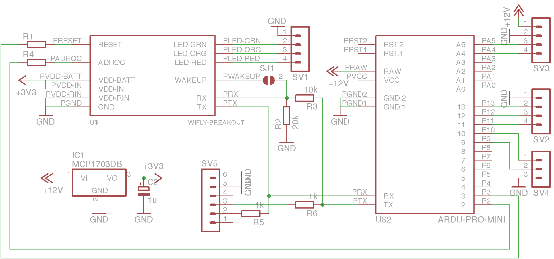 Arduino Pro Mini - WiFly Schaltung - Mikrocontroller.net