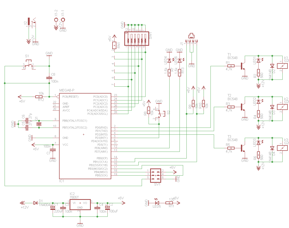 Funktioniert diese Schaltung mit ATMEGA8 Prozessor - Mikrocontroller.net