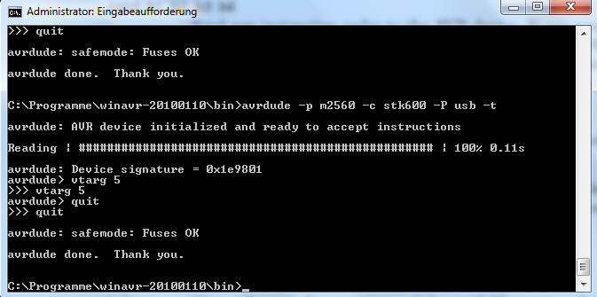 AVR JTAGICE mkII mit avrdude und Targetspannung - Mikrocontroller.net
