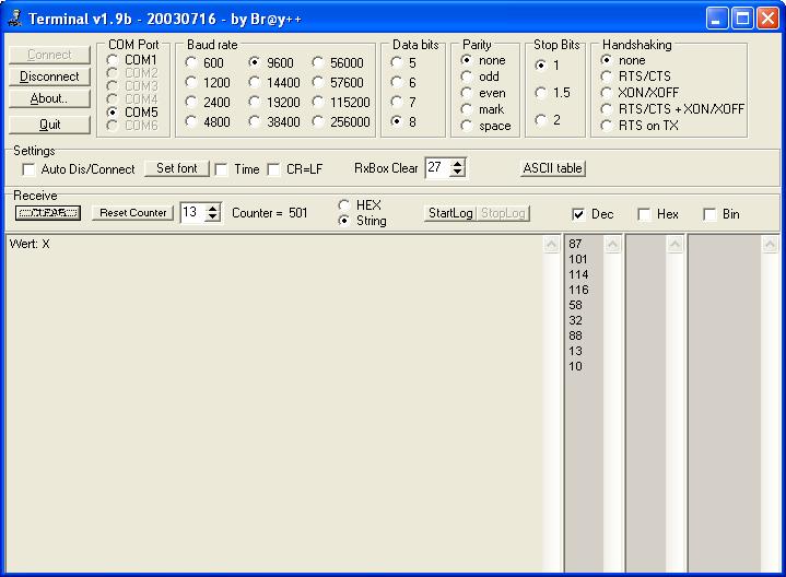 printf-Funktion geht nur ohne Variable. - Mikrocontroller.net