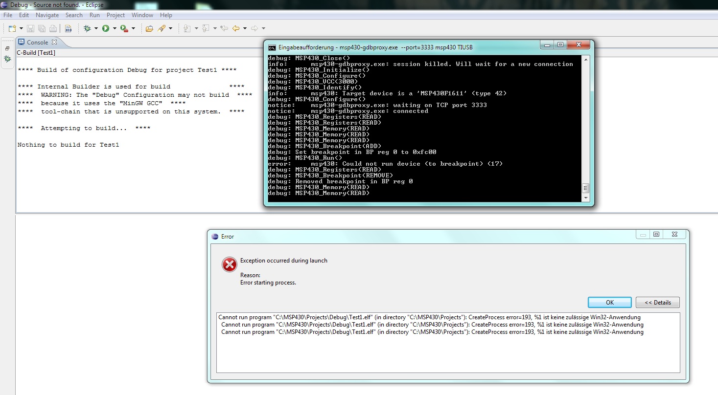 MSP30 + Olimex JTAG Tiny USB-Programmer Tooling in Win7 - Mikrocontroller.net