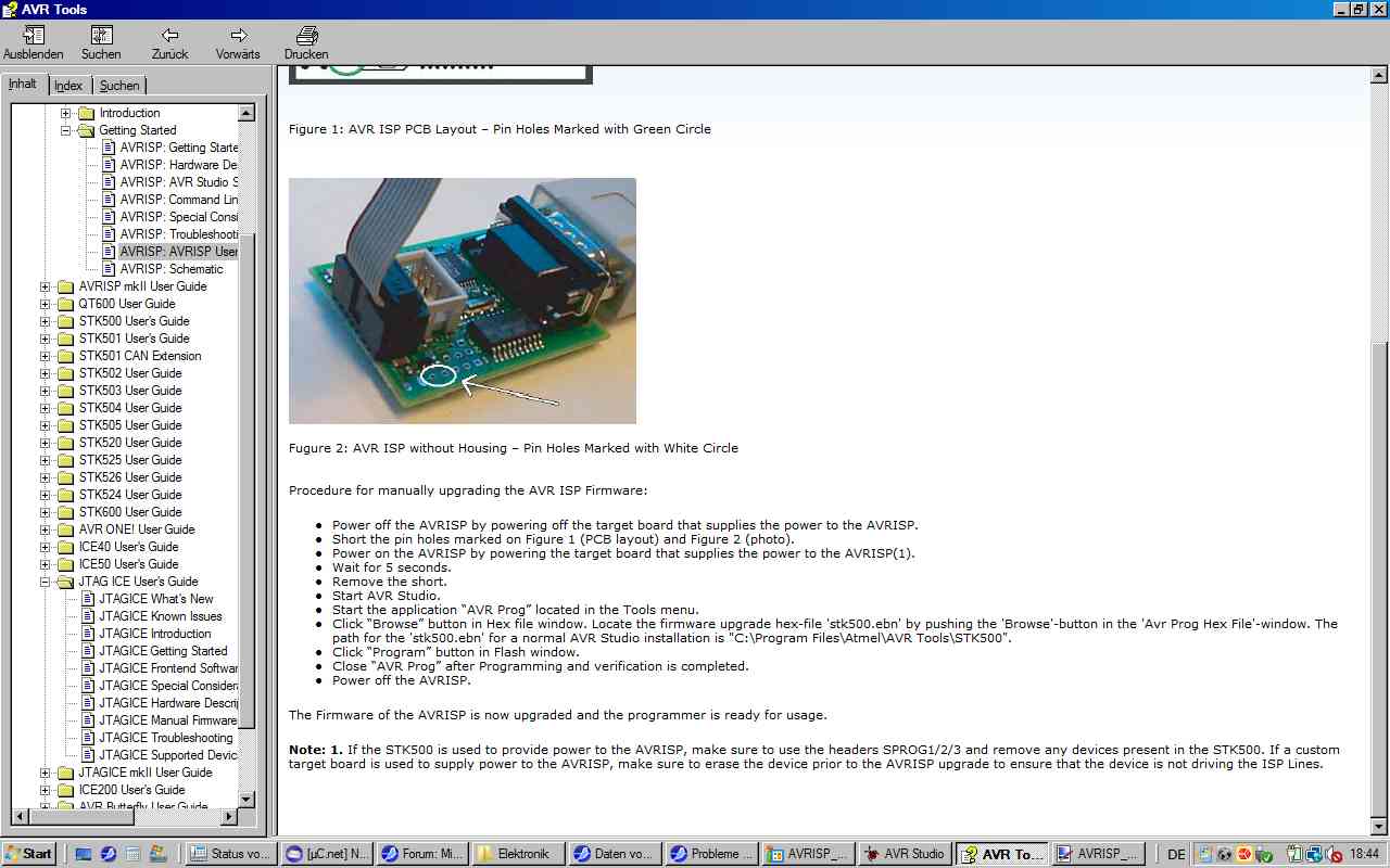 Probleme mit beim Programmieren mit AVR Studio 5 und AVR ISP MK2 - Mikrocontroller.net