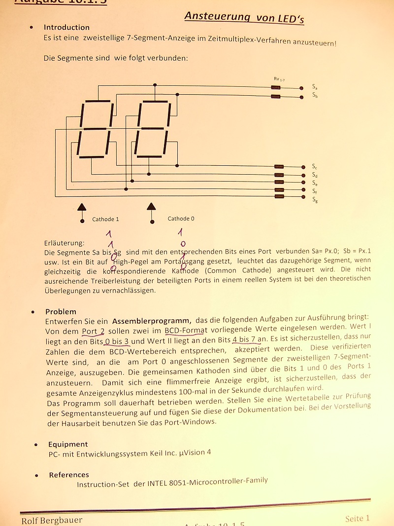 2 x 7 segment Anzeige - Mikrocontroller.net