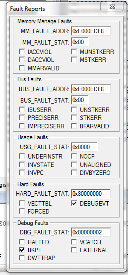 Hardfault Fehler in Keil mit STM32F103 (cortex m3) - Mikrocontroller.net
