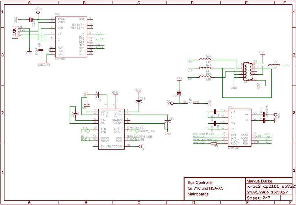 CP2101 und SP3223 - Mikrocontroller.net