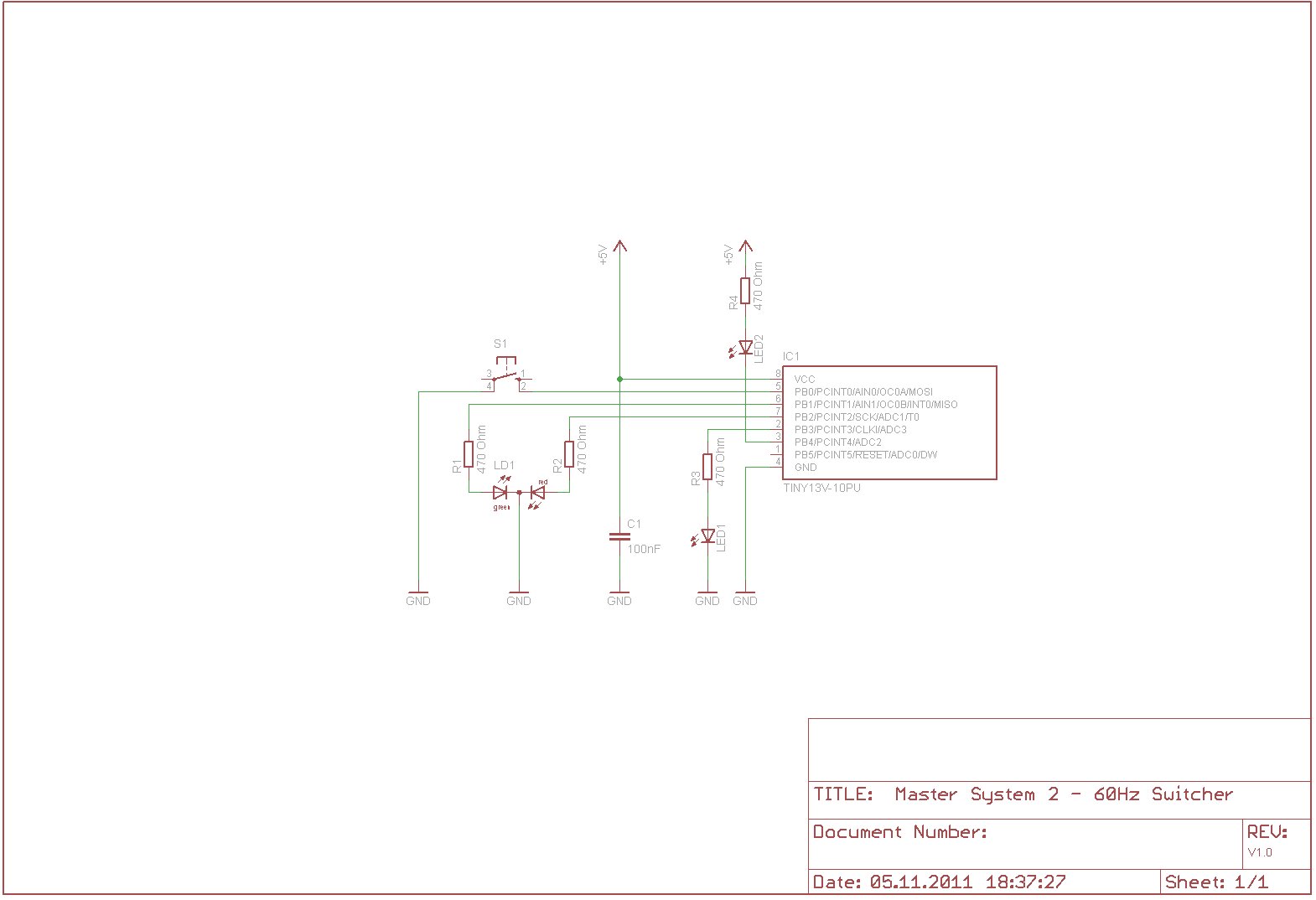 Tastenabfrage mit ATtiny13V - Mikrocontroller.net