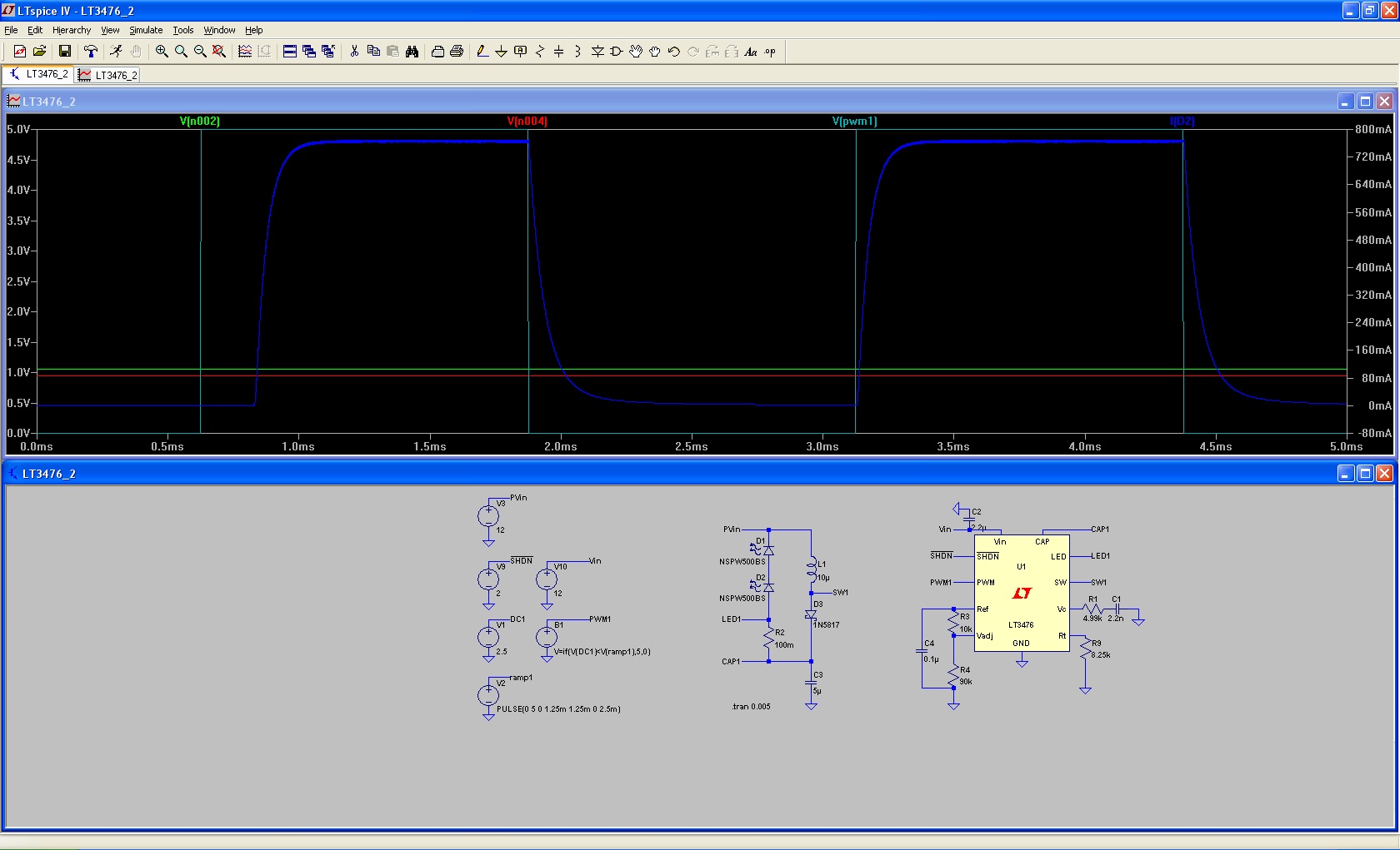 LT3476 Dimensionierungsproblem - Mikrocontroller.net