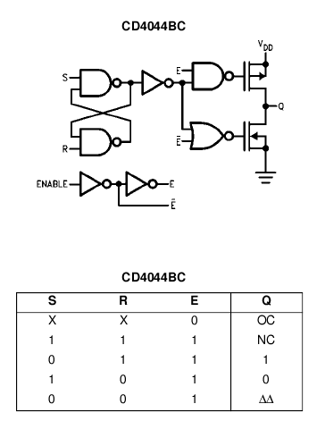 Datenblatt CD4044 (Fairchild) falsch? - Mikrocontroller.net
