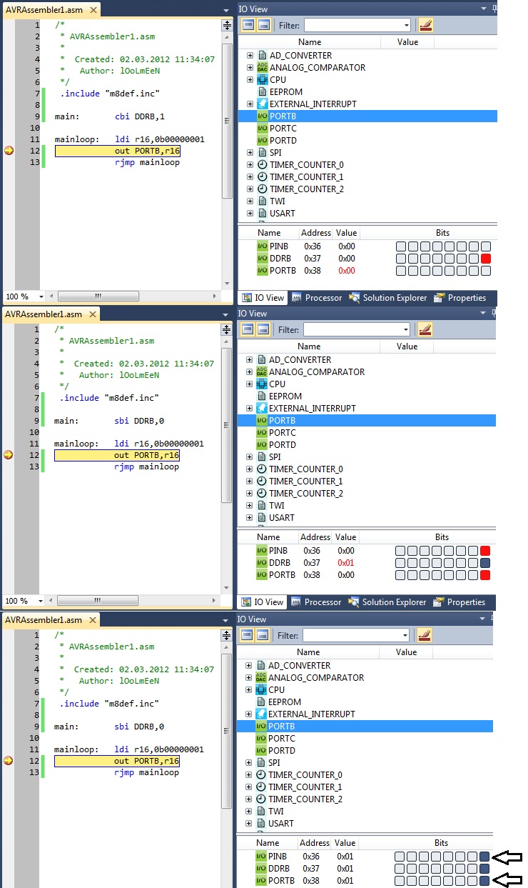 AVR Studio Simulator Bug? (Assembler) - Mikrocontroller.net
