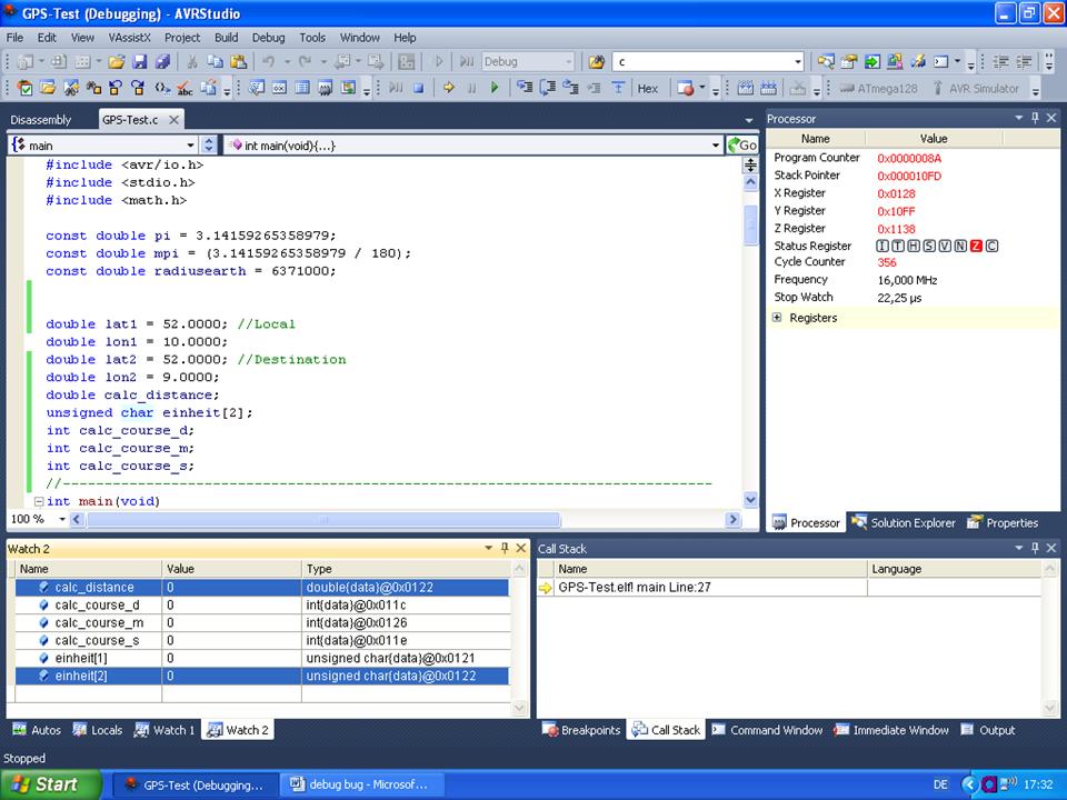 AVR Studio 5: Variablen in I/O Bereich abgelegt - Mikrocontroller.net