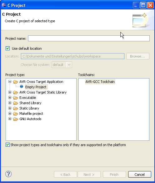 AVR GCC Toolchain: Lib erzeugen - Mikrocontroller.net