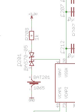 stm32 VBAT dioden so richtig? - Mikrocontroller.net