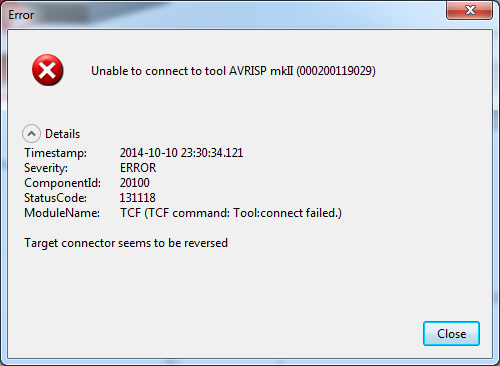 Programmer AVRISP mkII will nicht mit AtmelStudio6 - Mikrocontroller.net