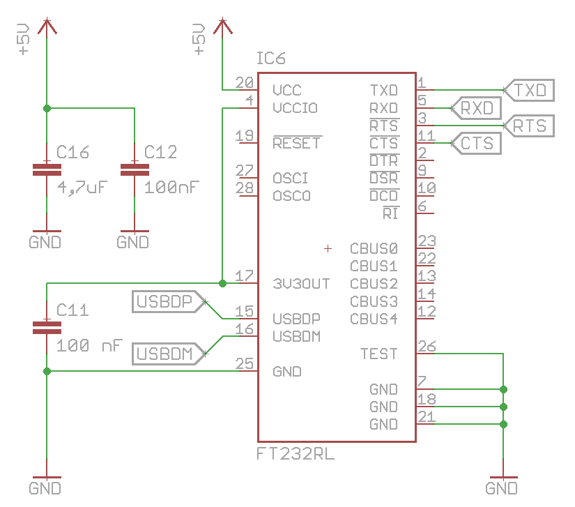 FT232RL Schaltplan - Mikrocontroller.net