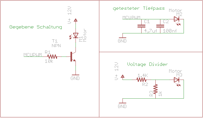 PWM NPN Schaltung um Tiefpass erweitern - Mikrocontroller.net