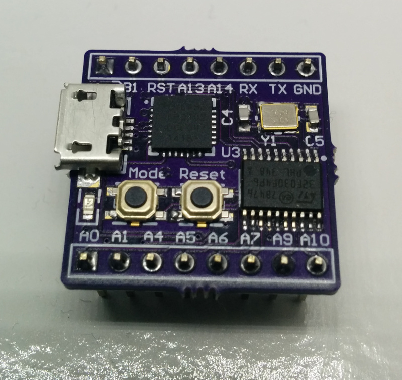 Low cost STM32F030F4 (TSSOP20) breakout board - Mikrocontroller.net