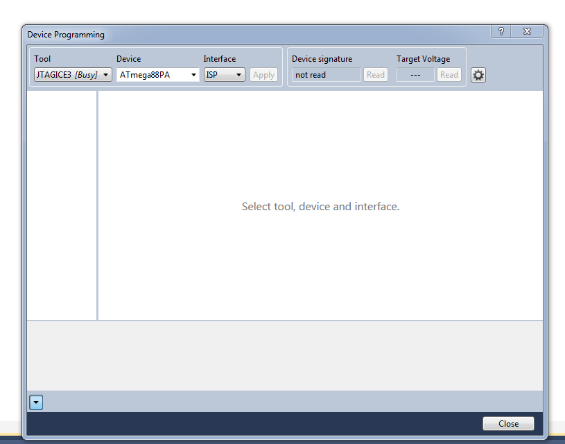 AVR ICE Debugger Busy - Mikrocontroller.net