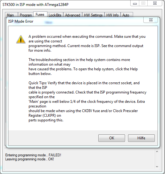 Probleme mit ISP USB - Mikrocontroller.net