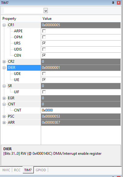 STM32F4 Timer zählt nicht - Mikrocontroller.net
