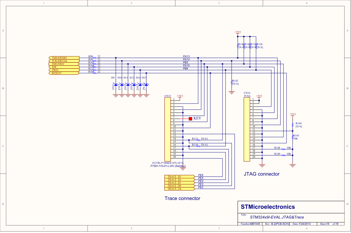 STM32 JTAG / Cortex Debug+ETM Stecker - Mikrocontroller.net