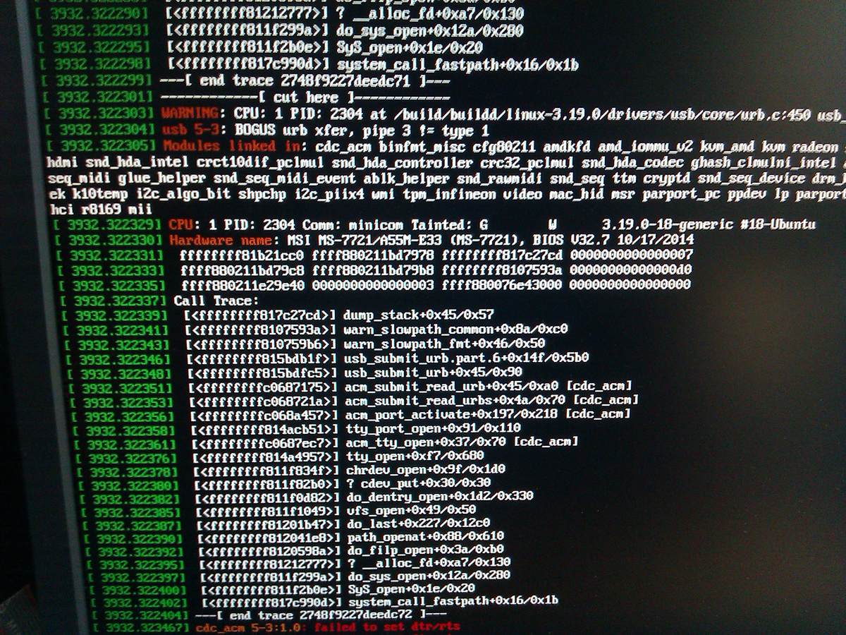 CDC232 mag nicht? ATTiny2313 - Mikrocontroller.net