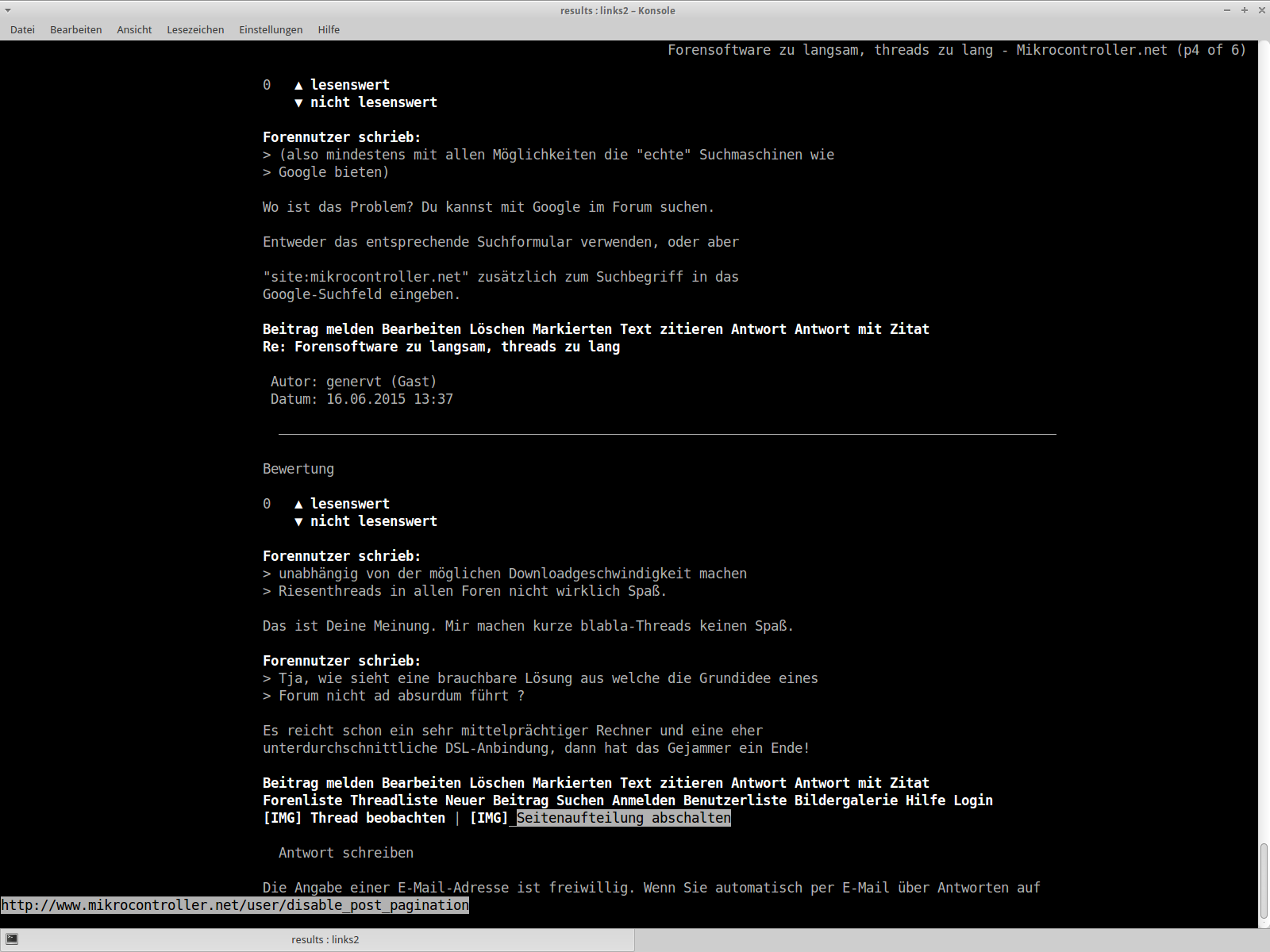 Forensoftware zu langsam, threads zu lang - Mikrocontroller.net