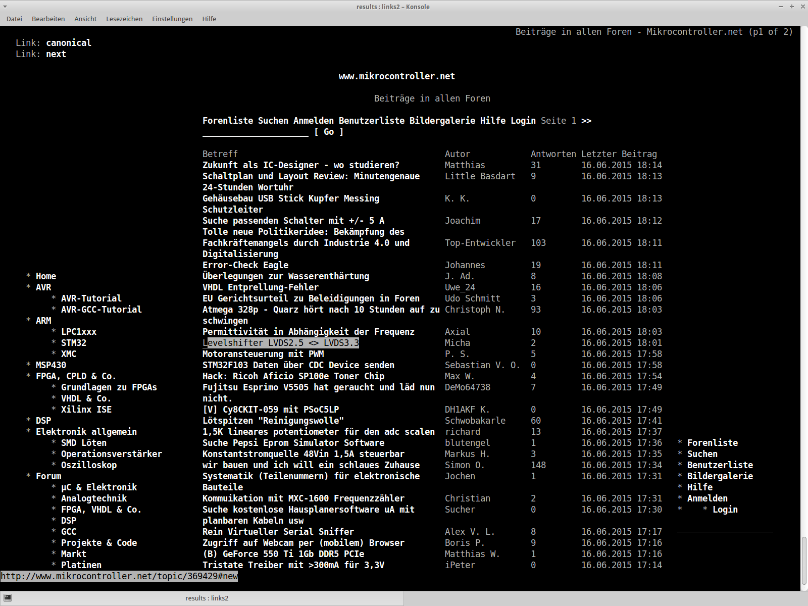 Forensoftware zu langsam, threads zu lang - Mikrocontroller.net