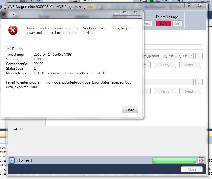 ISP Problem AVR Dragon - Mikrocontroller.net