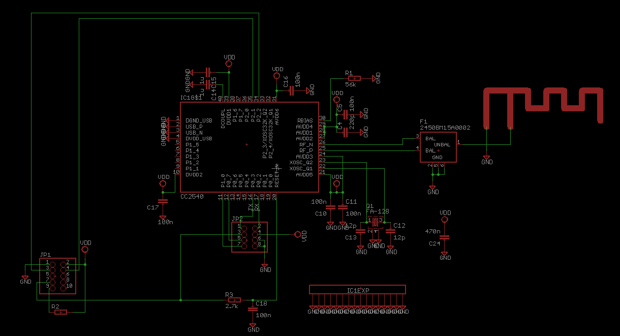 CC2541 Scaltung und Layout - Mikrocontroller.net
