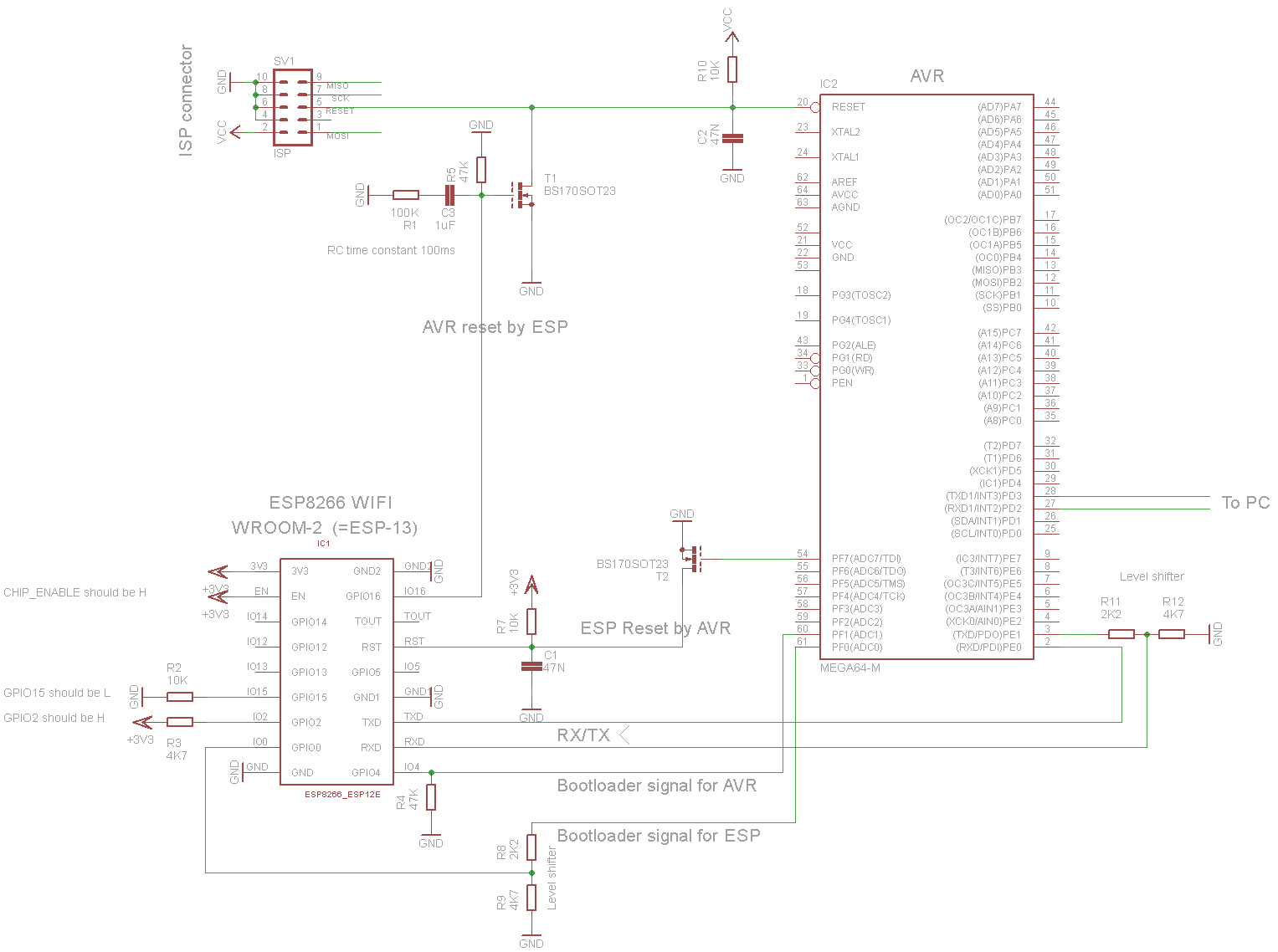 Gegenseitiger Reset von ESP8266 und AVR - Mikrocontroller.net