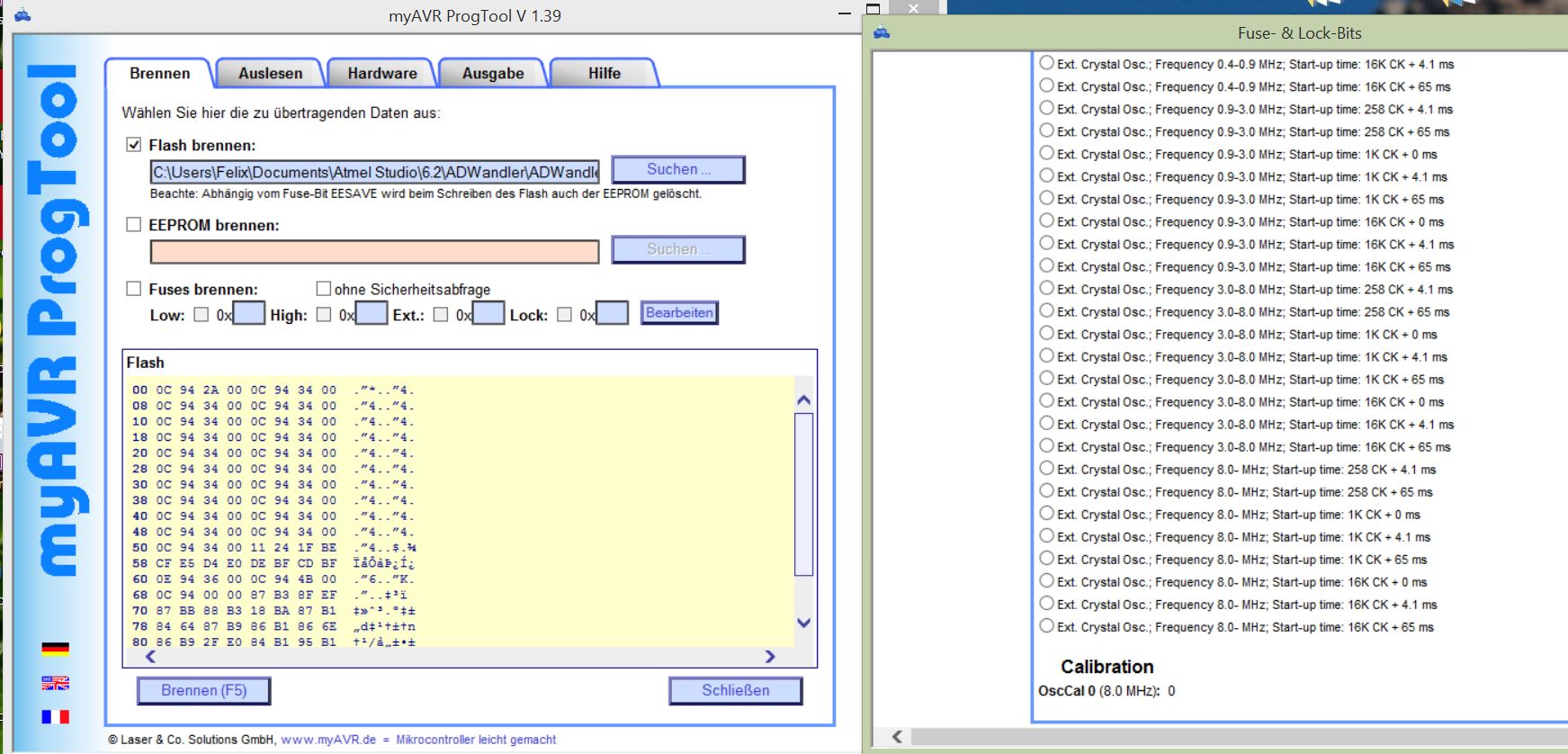 myAVR ProgTool Problem - Mikrocontroller.net