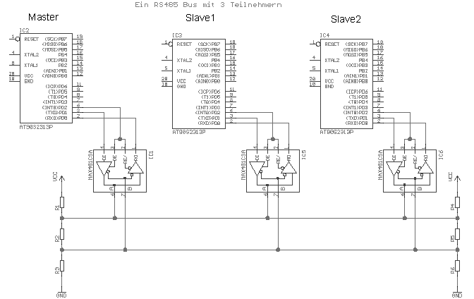 RS485 Probleme - Mikrocontroller.net