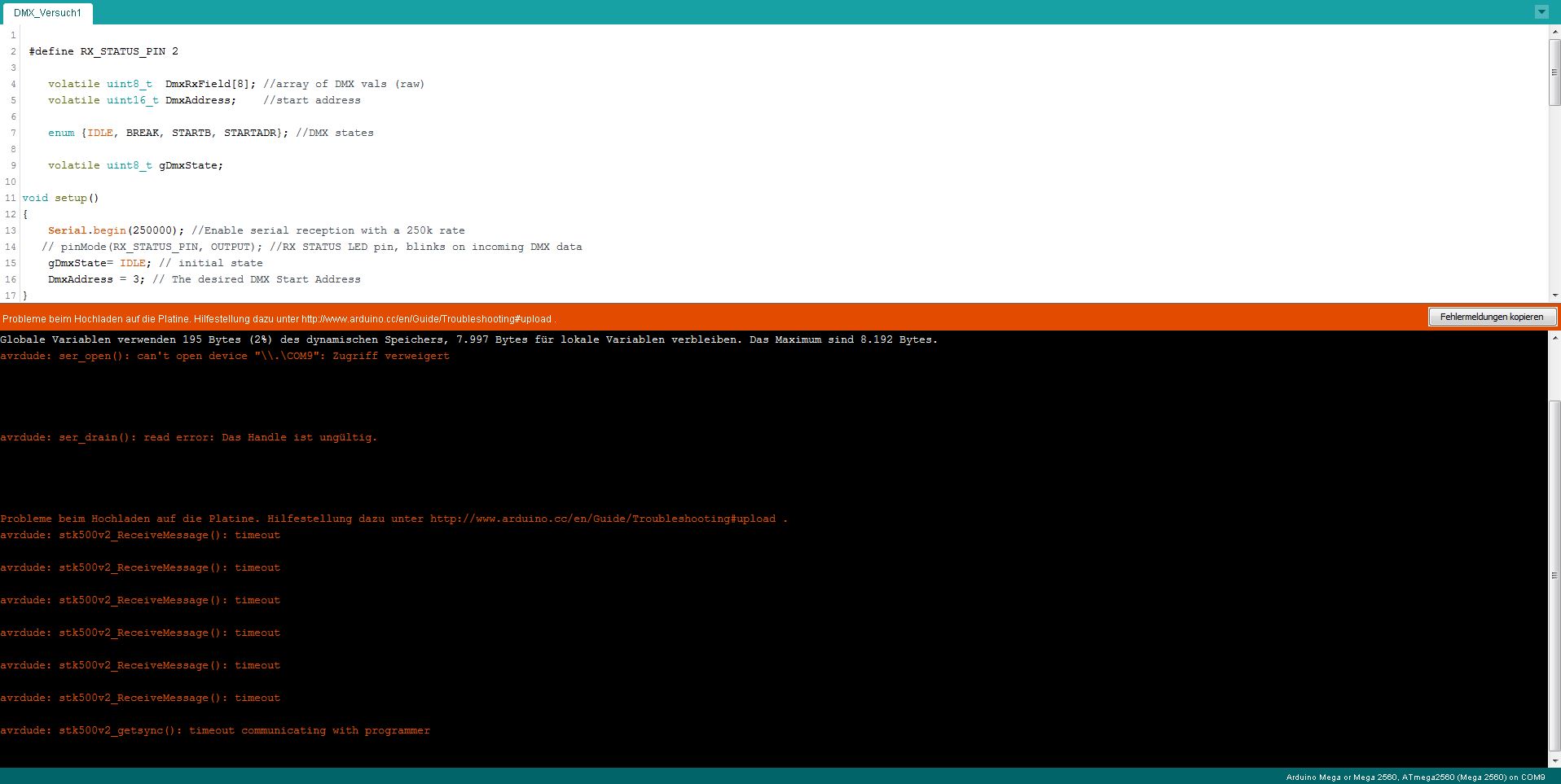 Arduino DMX Sketch - Mikrocontroller.net