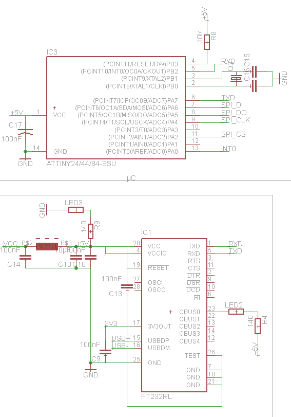 FT232RL mit Attiny841 - Mikrocontroller.net
