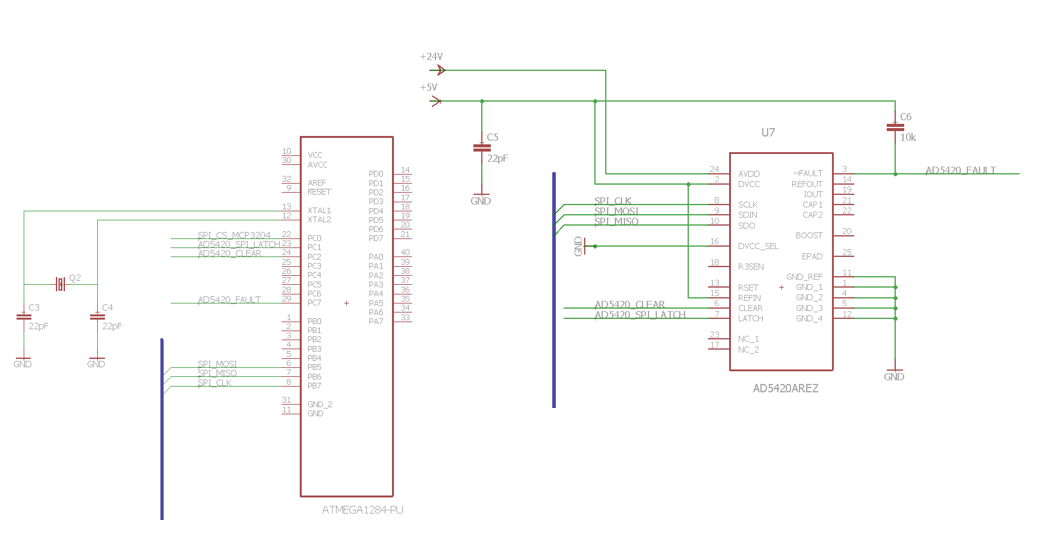 AVR ATMEGA1284 + AD5420AREZ - Mikrocontroller.net