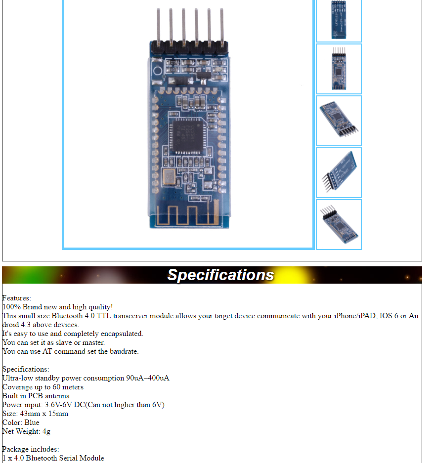 Bluetooth 4.0 Modul programmieren - Mikrocontroller.net