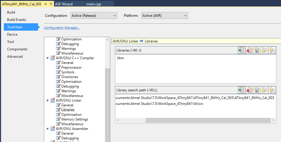 Library in AS einbinden verursacht Fehler - Mikrocontroller.net