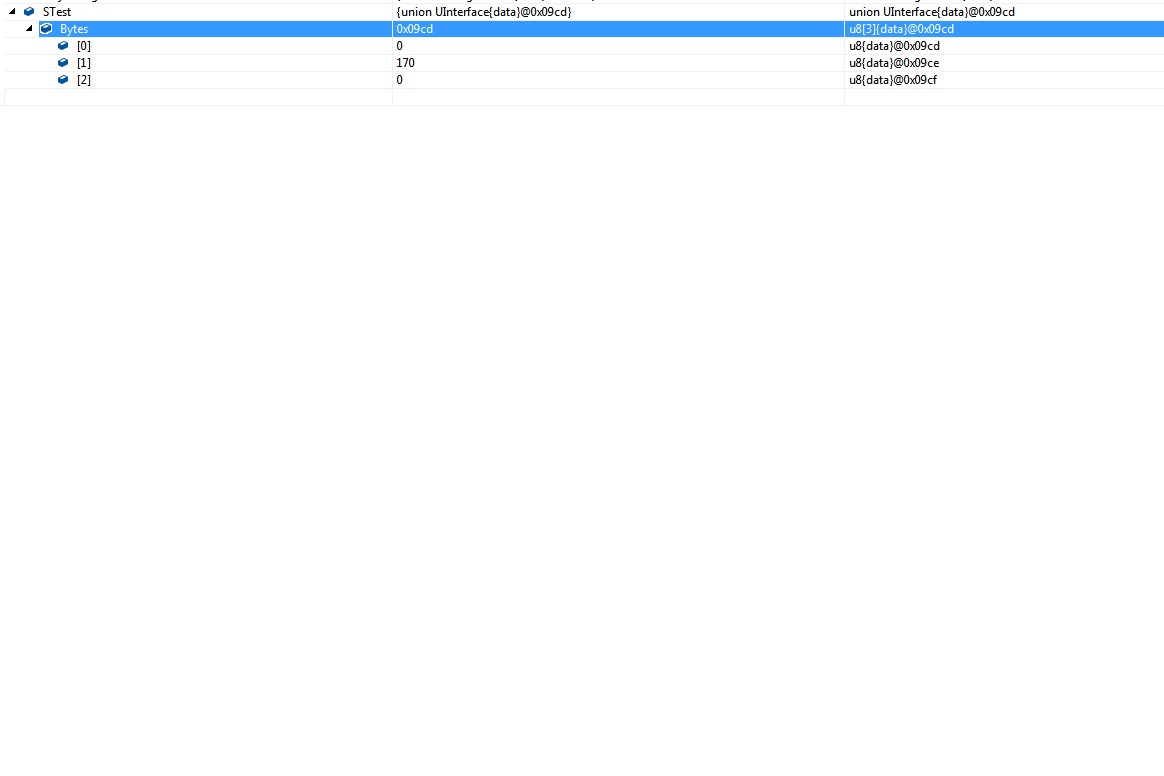 Studio 7 und anzeigen von Structs im Watch-Fenster - Mikrocontroller.net