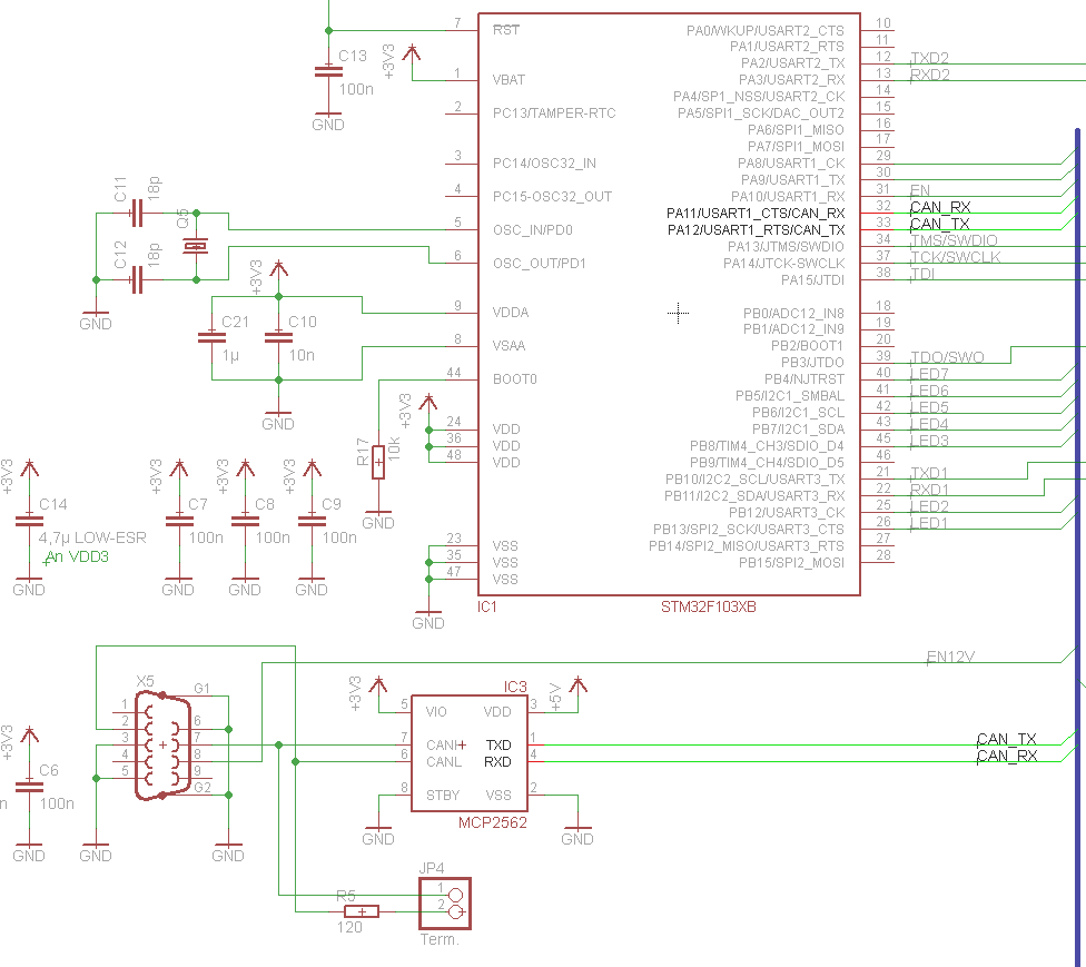 STM32F103 CAN will nicht - Mikrocontroller.net
