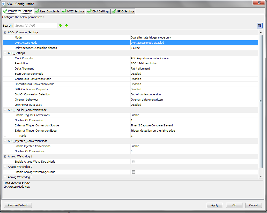 ADC mit PWM synchronizieren STM32 - Mikrocontroller.net