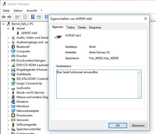 AVR MK2 Treiberproblem? - Mikrocontroller.net