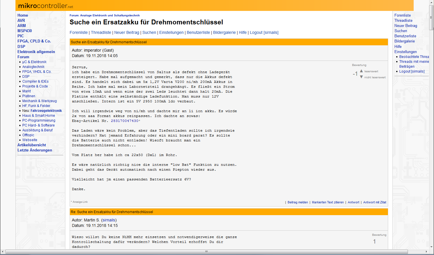 Seitendarstellung Komisch Mikrocontroller