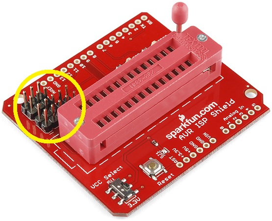 SparkFun AVR ISP Shield - Mikrocontroller.net