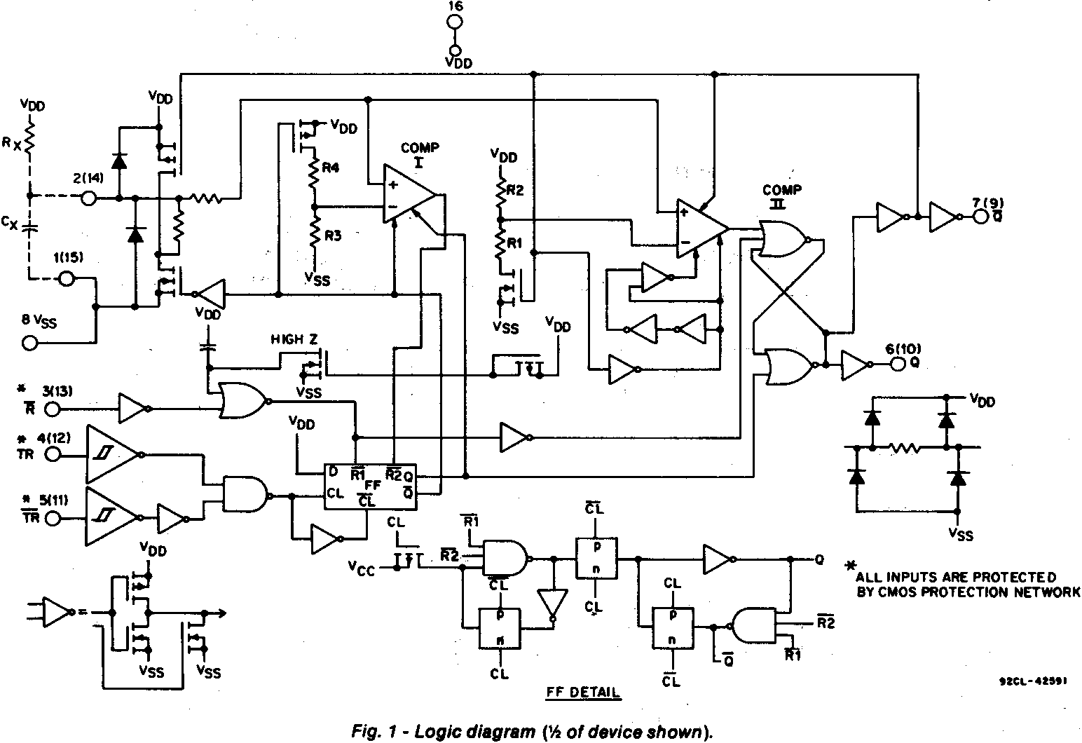 2fach Monoflop mit Reset CMOS CD14538 vs. CD4098 - Mikrocontroller.net