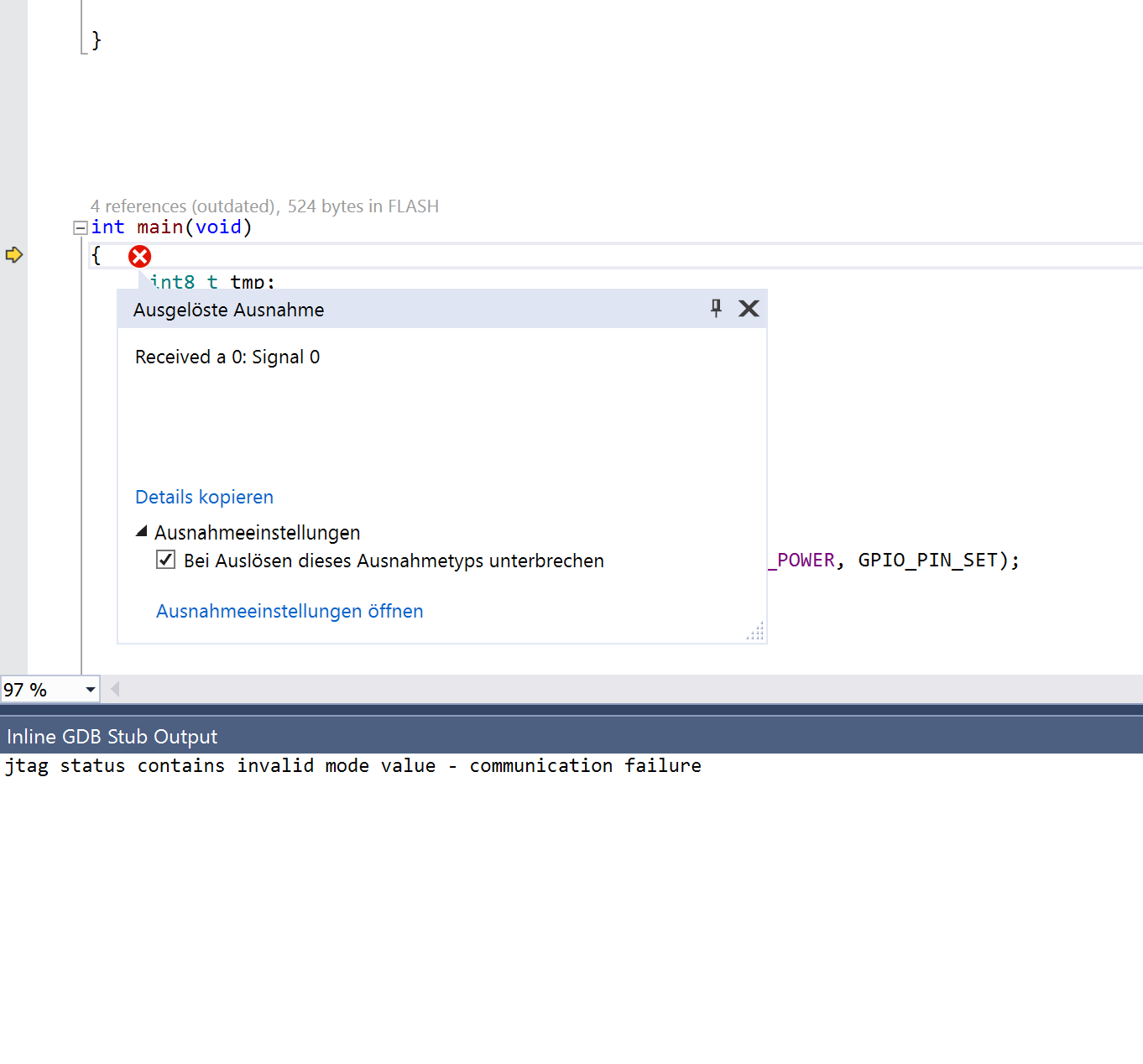 STM32L431 Grund für Reset herausfinden. - Mikrocontroller.net