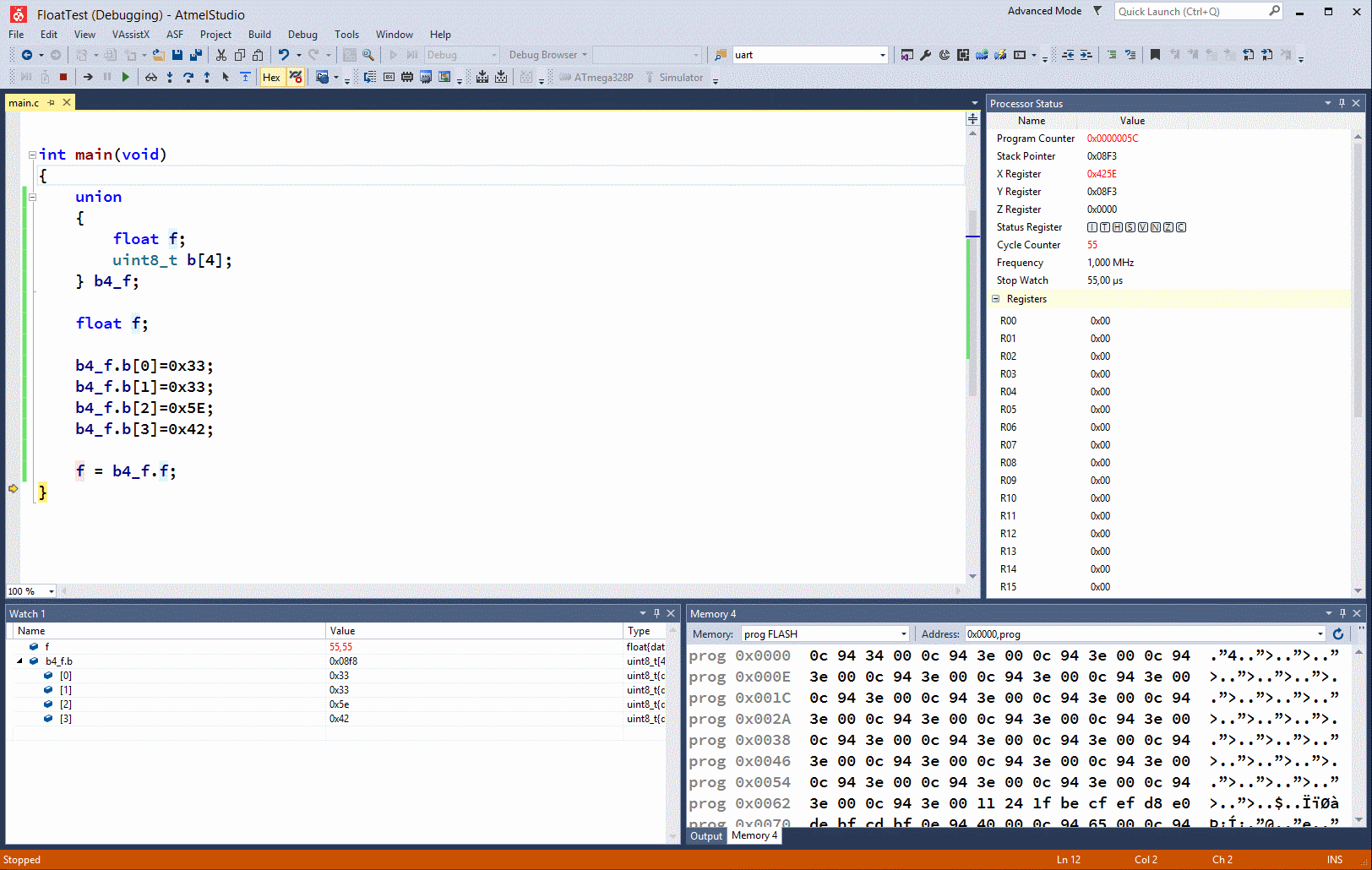Asci zu Float umwandeln - Mikrocontroller.net