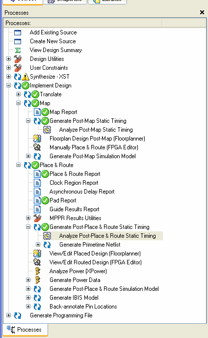 Statische Timing Analyse in Xilinx ISE WebPack?? - Mikrocontroller.net